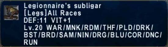 Legionnaire's Subligar - HorizonXI Wiki