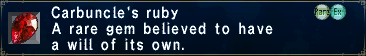 Carbuncle's Ruby - HorizonXI Wiki