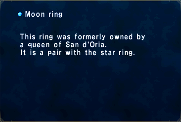 Moon Ring (Key Item) - HorizonXI Wiki