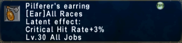 Pilferer's Earring - HorizonXI Wiki