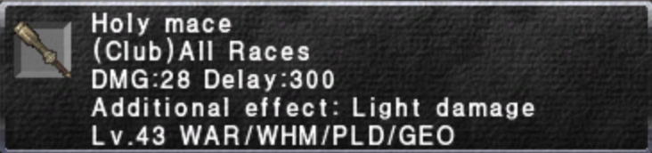 Holy Mace - HorizonXI Wiki