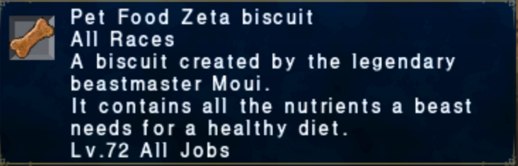 Pet Food Zeta - HorizonXI Wiki