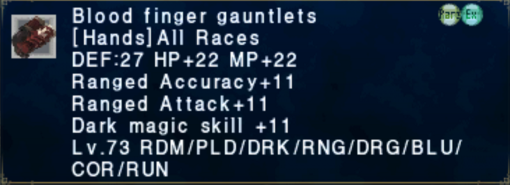 Blood Finger Gauntlets - HorizonXI Wiki
