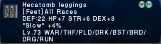 Hecatomb Leggings - HorizonXI Wiki