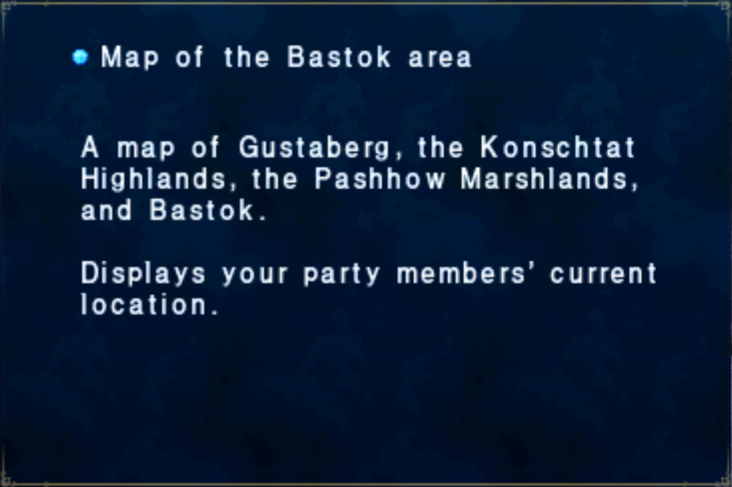 Map of the Bastok Area - HorizonXI Wiki