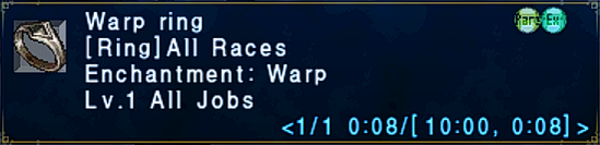 Warp Ring - HorizonXI Wiki