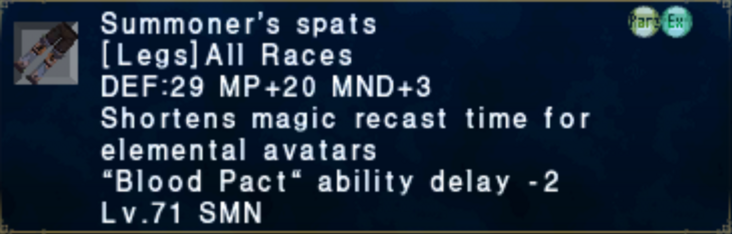 Summoner's Attire Set - HorizonXI Wiki